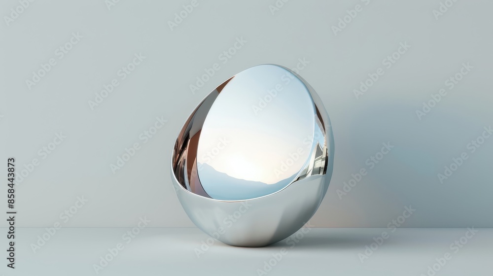elegant silver mirror with brushed metal texture from polyhaven and ...