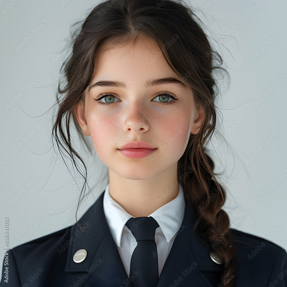 smiley girl student at back to school event and celebrate Back to ...