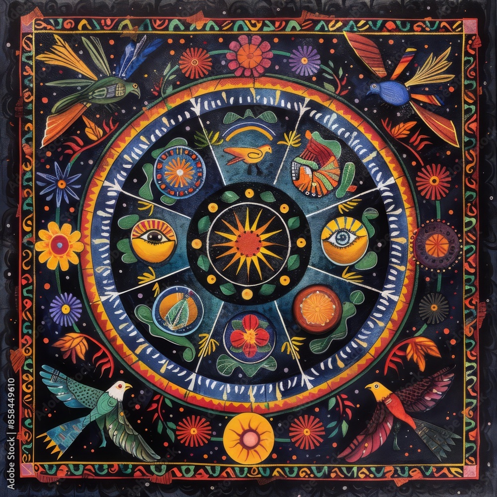 Commemorative artwork for National Indigenous Peoples Day, featuring ...