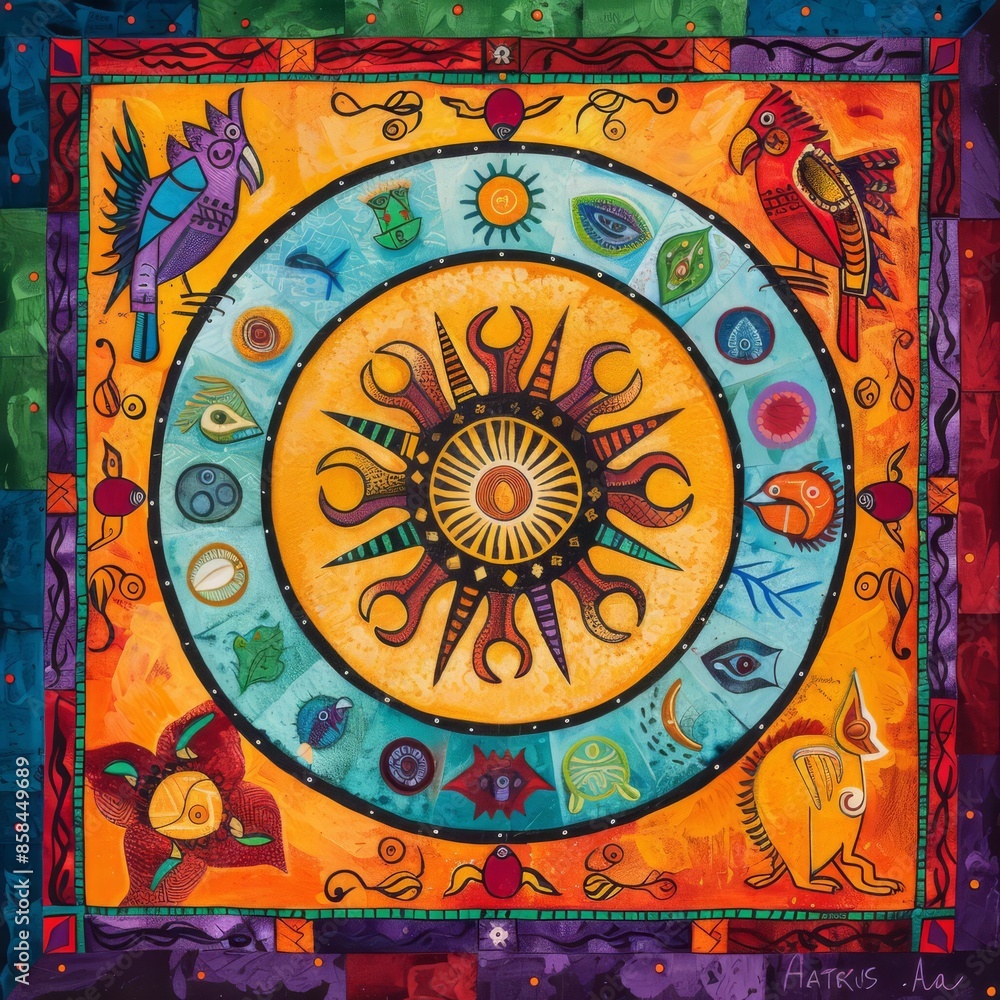 Commemorative artwork for National Indigenous Peoples Day, featuring ...