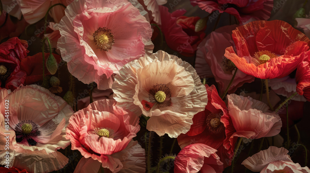 Variety of Poppy Flowers: A High-Resolution Artistic Showcase of ...