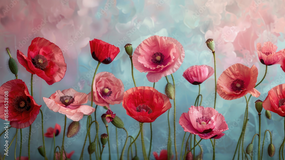 Variety of Poppy Flowers: A High-Resolution Artistic Showcase of ...