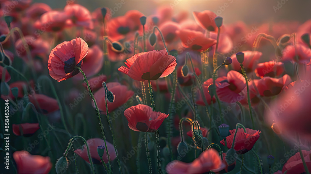 Variety of Poppy Flowers: A High-Resolution Artistic Showcase of ...