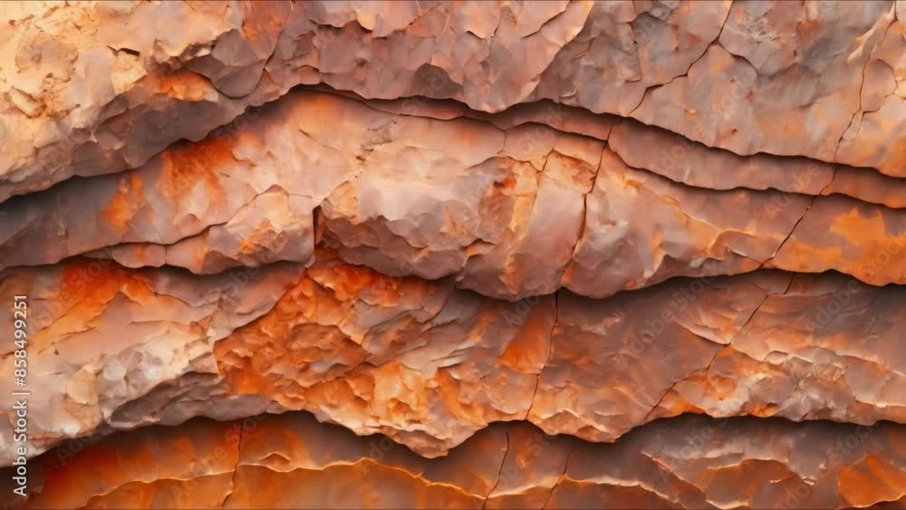 Detailed Texture of Red Iron Ore Background. Concept Mineral ...