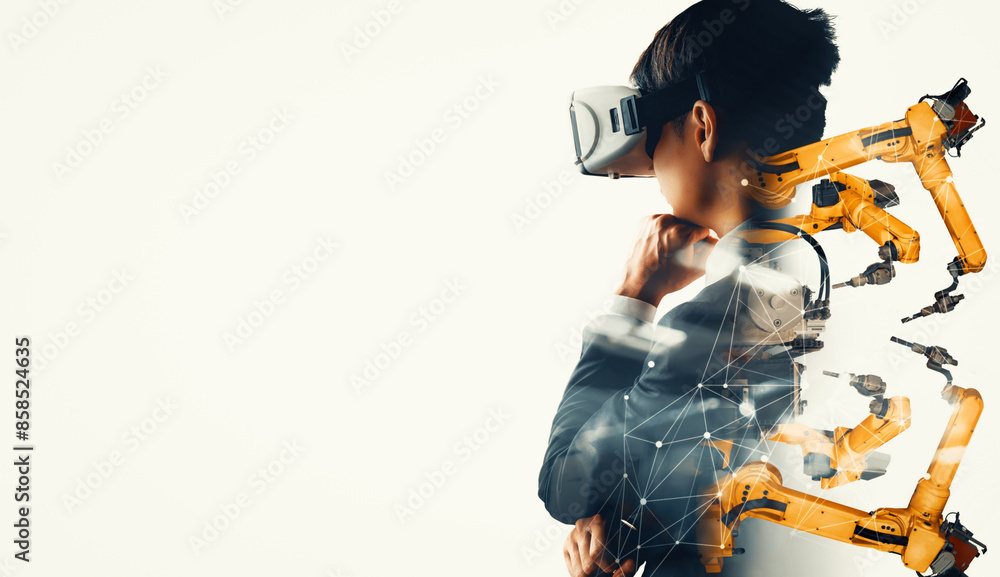 MLP Future VR technology for mechanized industry robot arm control ...