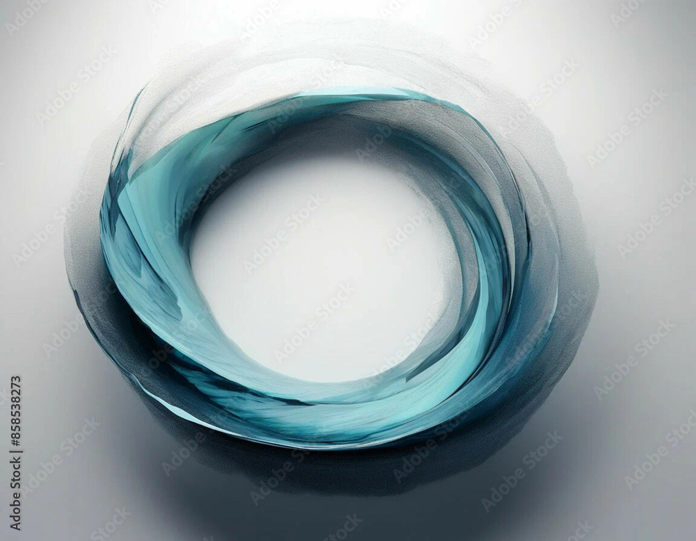 Liquid circle background with empty space for text message. Quotes ...