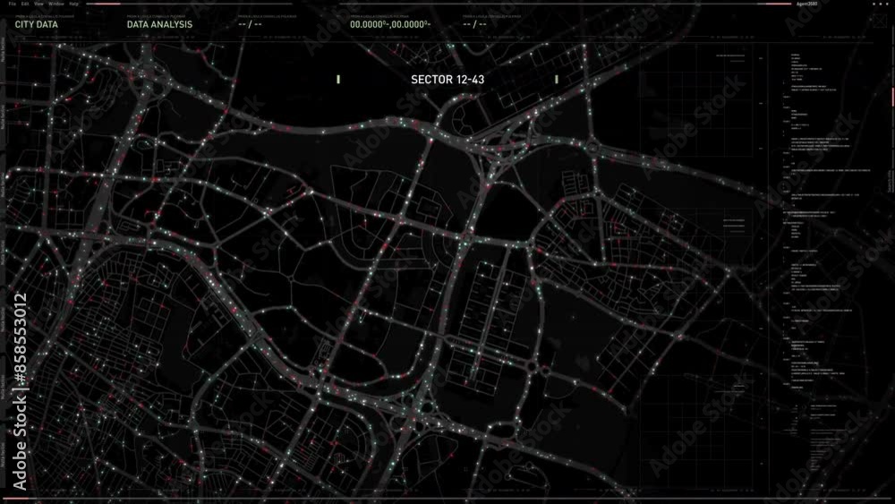 Innovative Police Crime Tracking Network Investigates City Map For ...