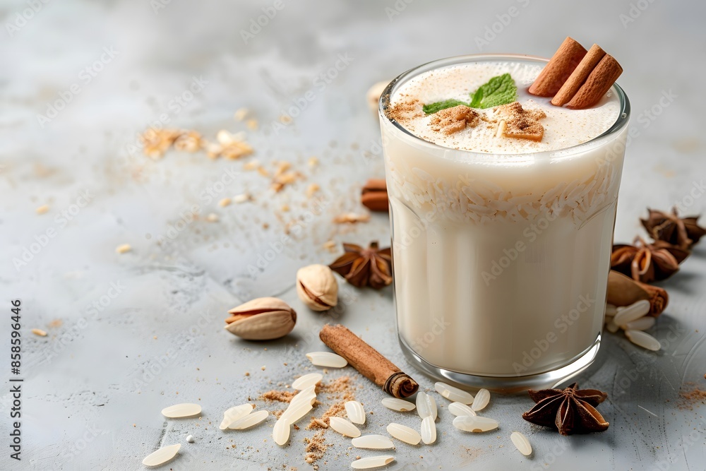 Traditional Mexican Horchata with Cinnamon and Almonds, Refreshing Rice ...