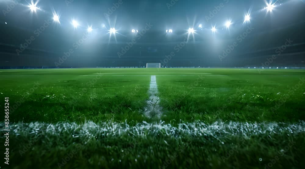 stadium lights, Football stadium arena for match with spotlight. Soccer ...