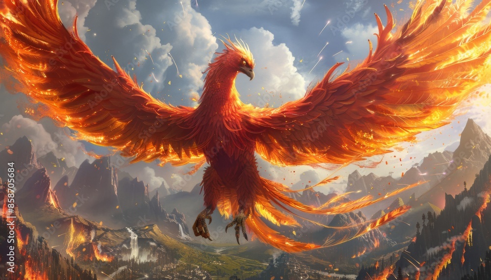 Legendary Phoenixes, The phoenix, a symbol of rebirth and renewal ...