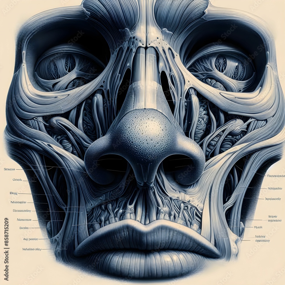 Exploring the 3D Human Body Nose Anatomy: A Detailed Guide to Nasal ...