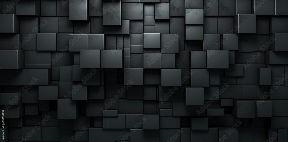 background black square tiles on the wall a row of black squares ...