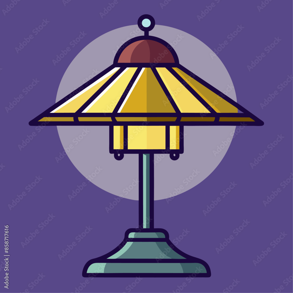 Lamp clipart cartoon Illustration drawing Stock Vector | Adobe Stock