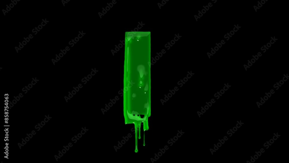 Green slime font. Halloween toxic waste letters, blot scary horror ...