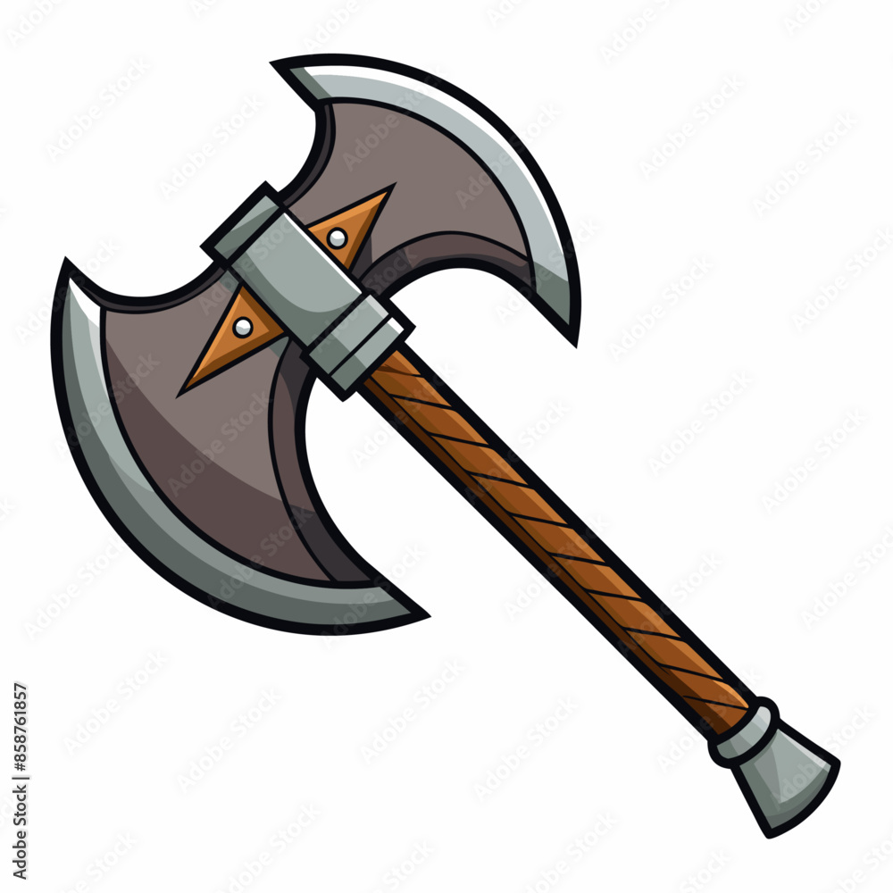 Axe clipart cartoon Illustration drawing Stock Vector | Adobe Stock