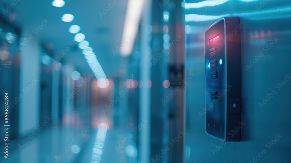 Secure Access Control System with Fingerprint Scan on Office Entrance ...