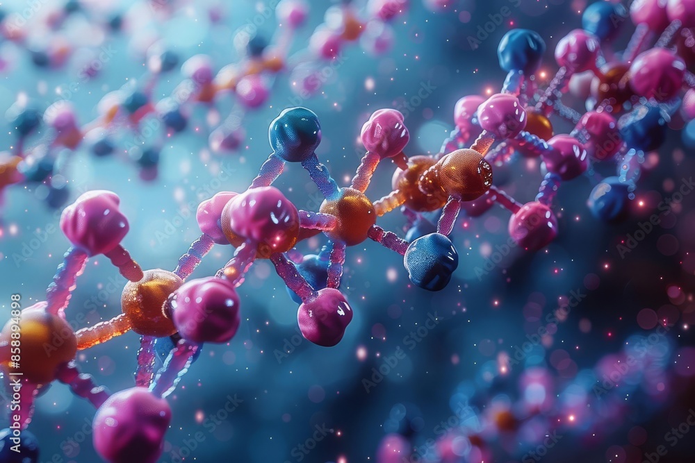 57 Scientific Model of Collagen Molecule a scientifically accurate 3D ...