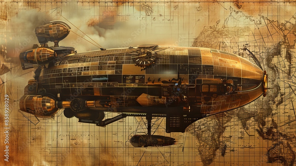 Steampunk Blimp Wallpaper Page 3 | Steampunk Blimp Images Free