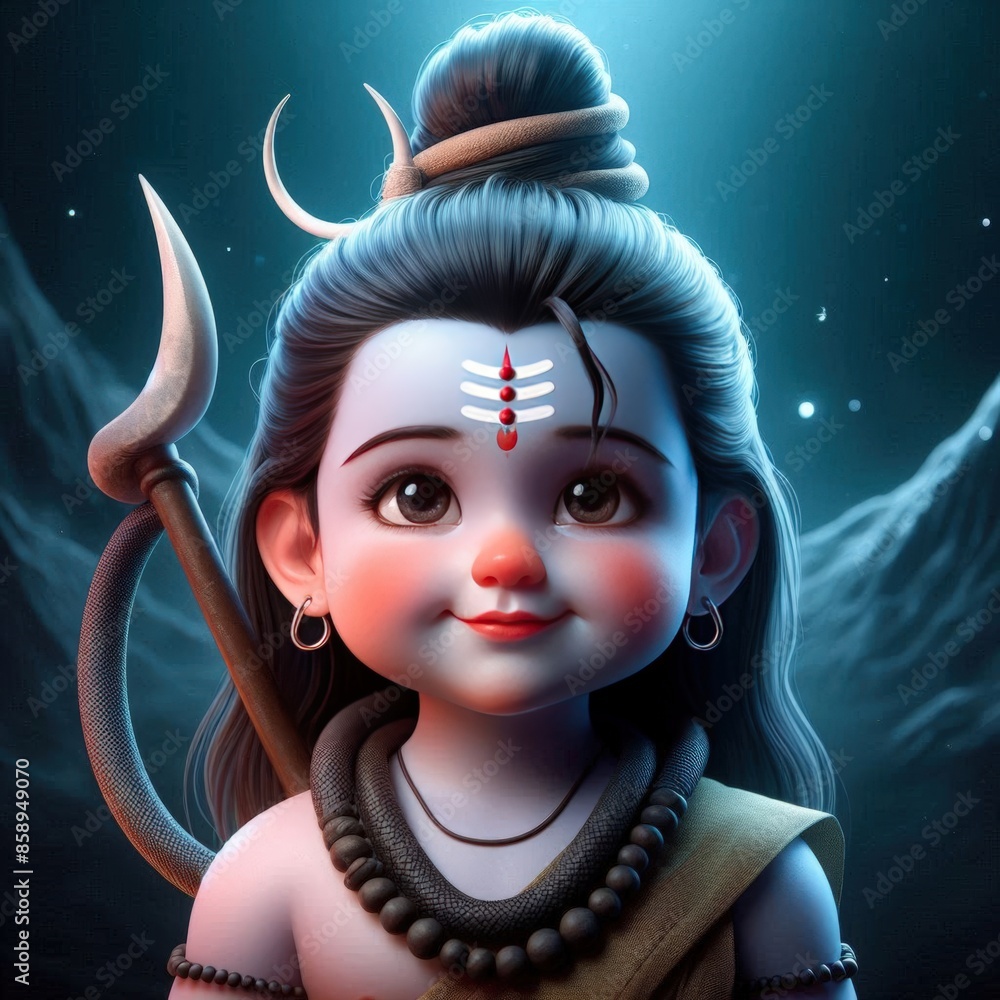 Maha Shivratri, a Hindu festival celebrated of Shiva Lord, Baby Shiva ...