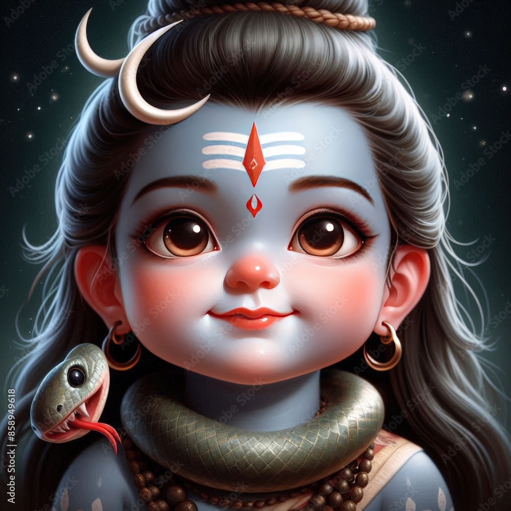 Maha Shivratri, a Hindu festival celebrated of Shiva Lord, Baby Shiva ...