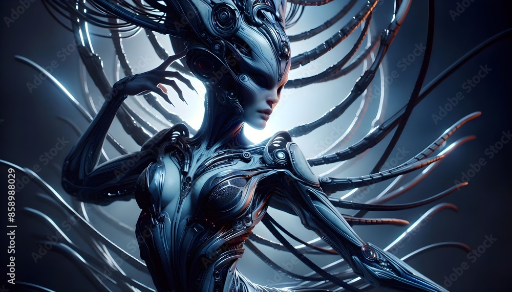 Aliens ancestrales, extraterrestre, ufo, arte, luces, platillo volador ...