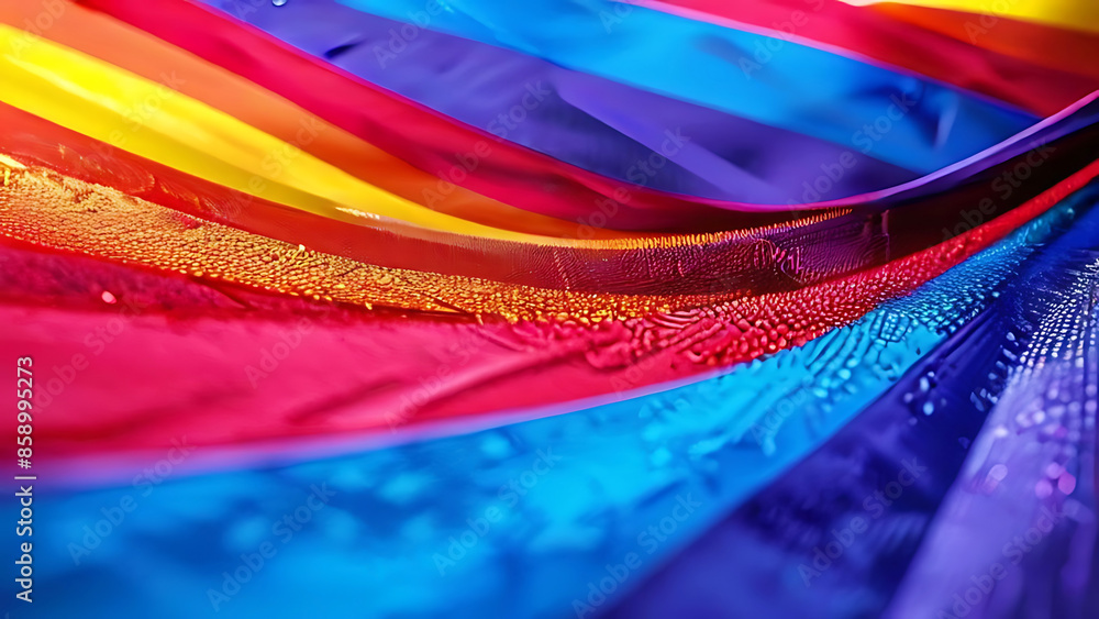 Pride Background with LGBTQ Pride Flag Colours. Rainbow Stripes ...