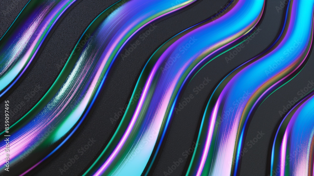 Blue green purple gradient metallic texture striped abstract background ...