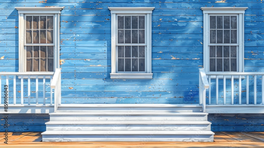 Open door sequence. Cartoon steps for animation of entrance and exit ...