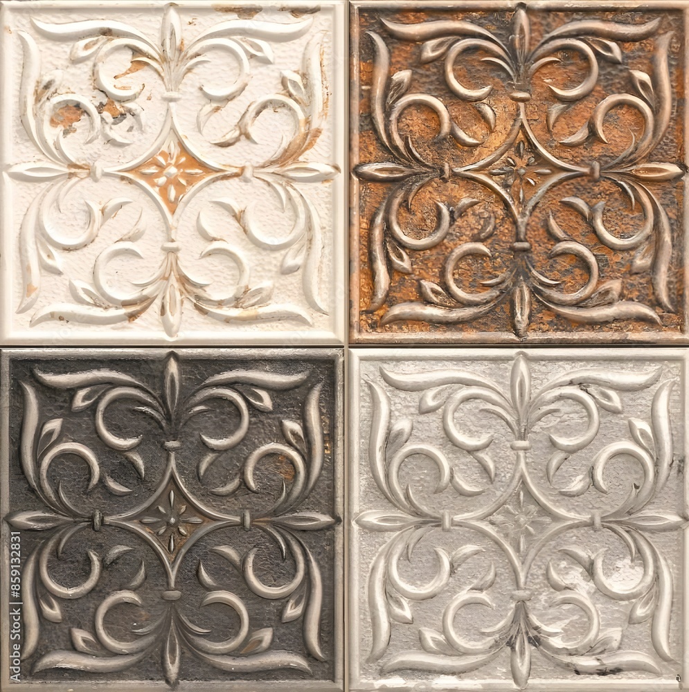 pattern with elements tiles | Tiles are the footprints of our journey ...