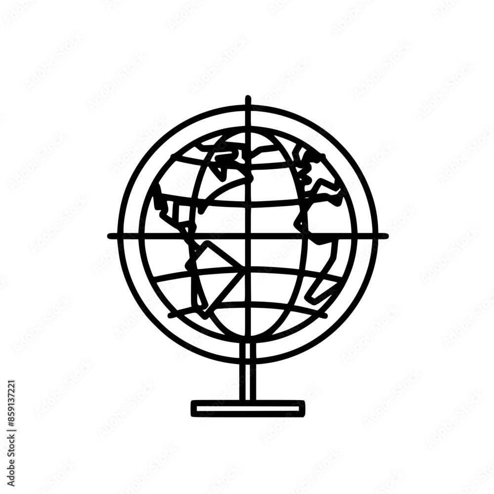 globe icon, Globe SVG, Travel SVG, Adventure svg file, Flower Globe svg ...