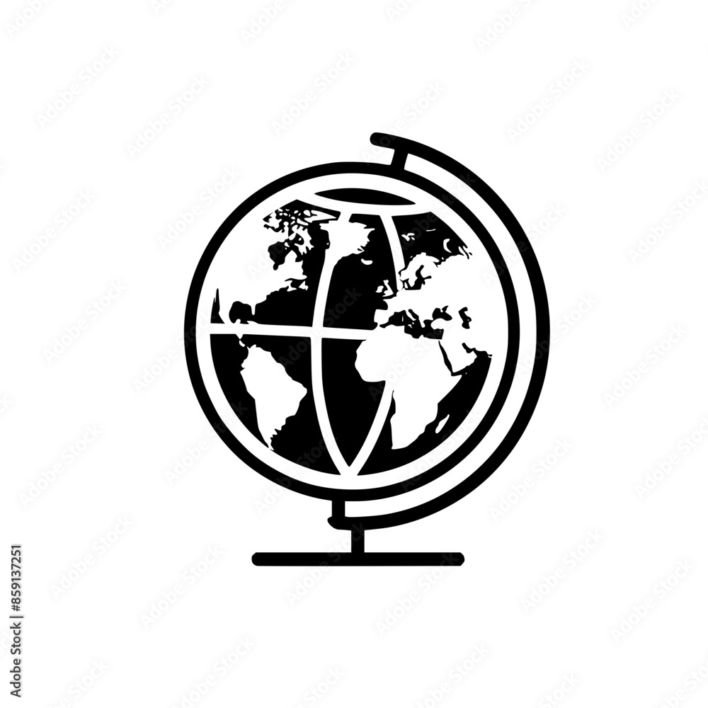 Vetor de globe icon, Globe SVG, Travel SVG, Adventure svg file, Flower ...
