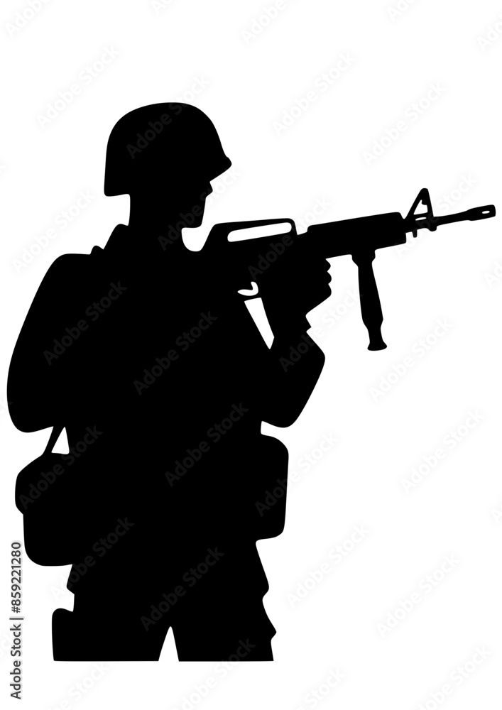 Vetor de Soldier SVG, War SVG, Military SVG, Army SVG, Pistol SVG ...