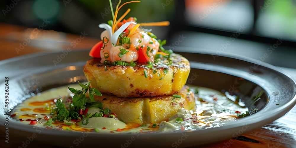 Peruvian gourmet cuisine offers traditional dishes like green sauce ...