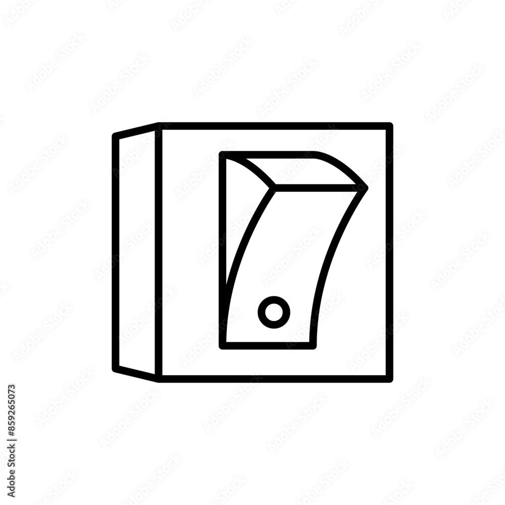 Switch outline icons, minimalist vector illustration ,simple ...