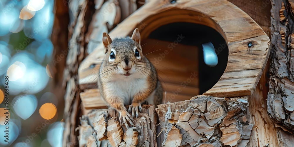 Neural network tech creates cozy treehouse interior for squirrel or ...