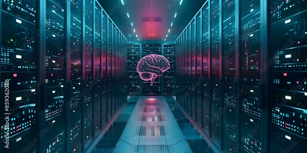 AI integrated with data center for advanced cognitive processing and ...