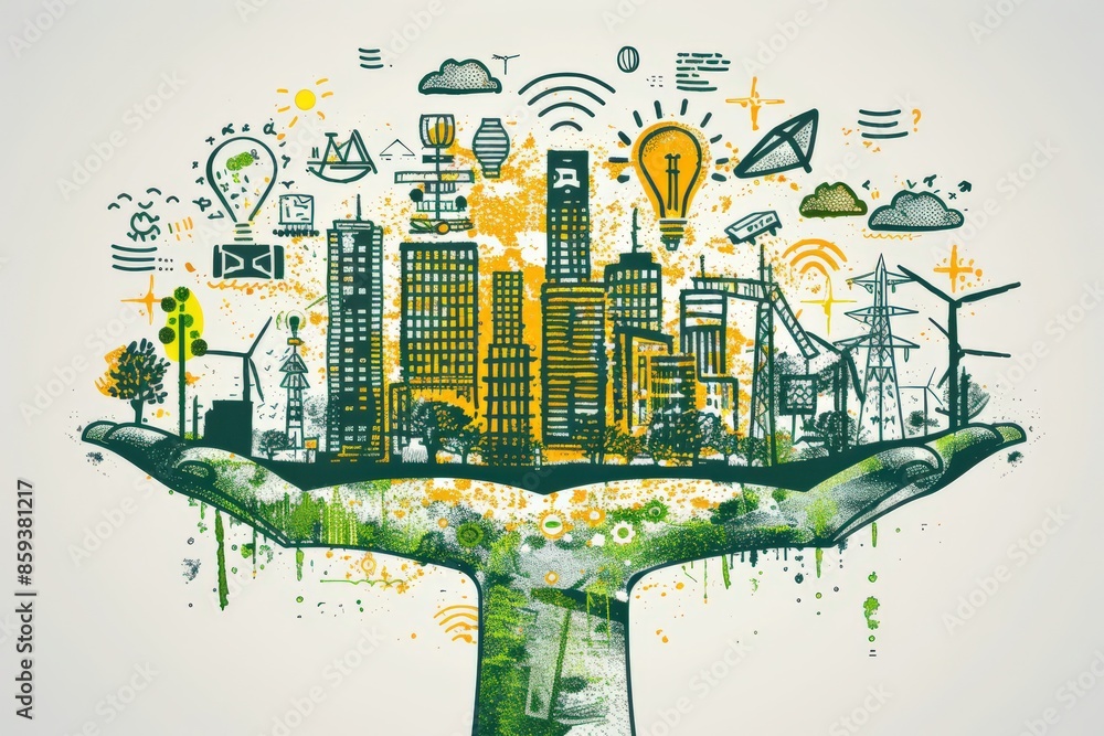 Clipart illustration of complying with energy regulations in the ...