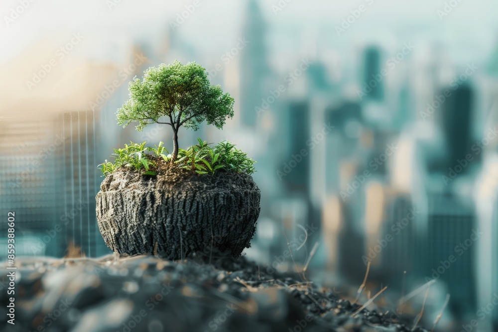 Realistic illustration of AI predicting and mitigating the effects of ...