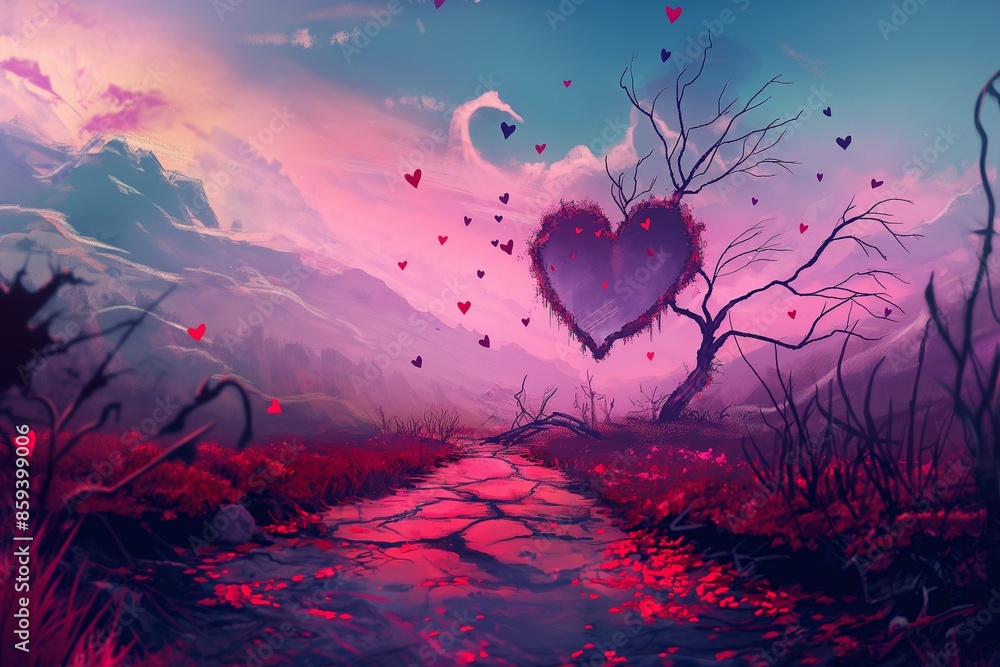 broken heart background, Beautiful Broken Heart Backgrounds for Your ...