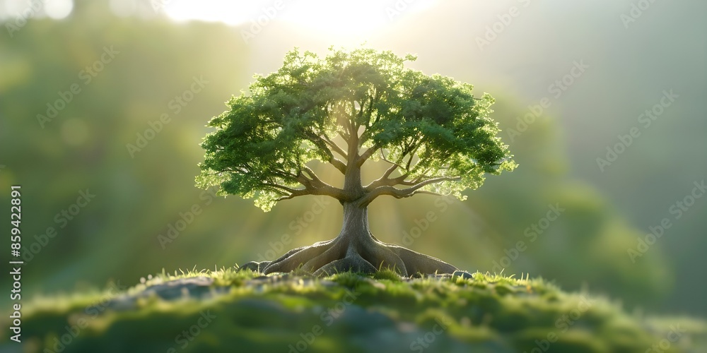 Legendary Norse Yggdrasil Tree of Life central to Viking mythology and ...