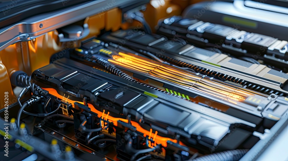 Electric vehicle battery pack with advanced cell management system ...