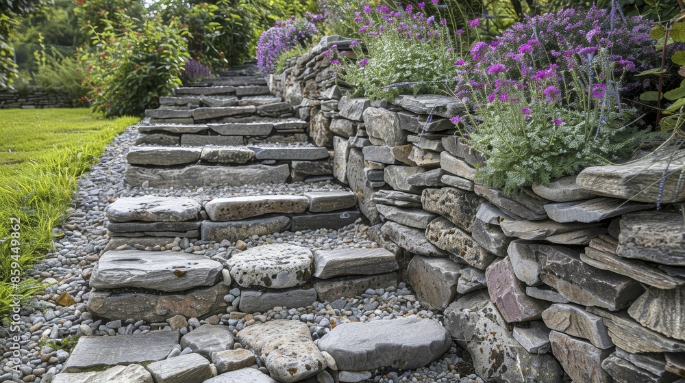 Learn how to build lasting and beautiful garden walls and borders with ...