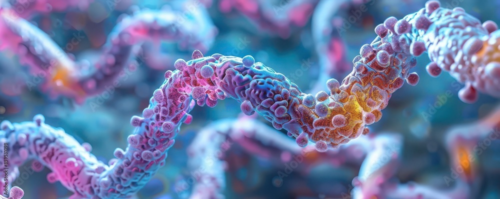 Synapsis of homologous chromosomes during meiosis I, top view ...