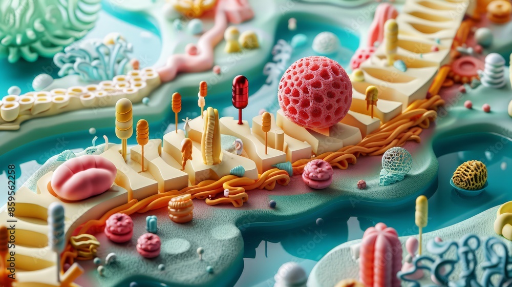 the process of cellular respiration, showing glycolysis, citric acid ...