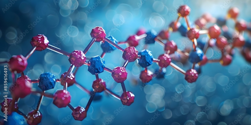 Visual Representation of Creatinine Molecule with Structural Formula ...
