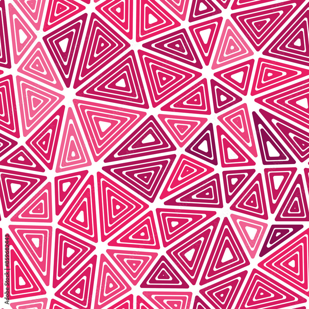 Geometric Template Background Large Triangles Size Multiple Repeated Inner Triangles Mono