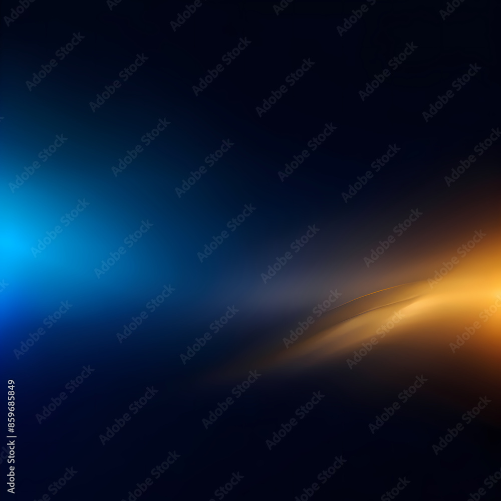 dark blue, black and gold gradation background, wavy lines and ...