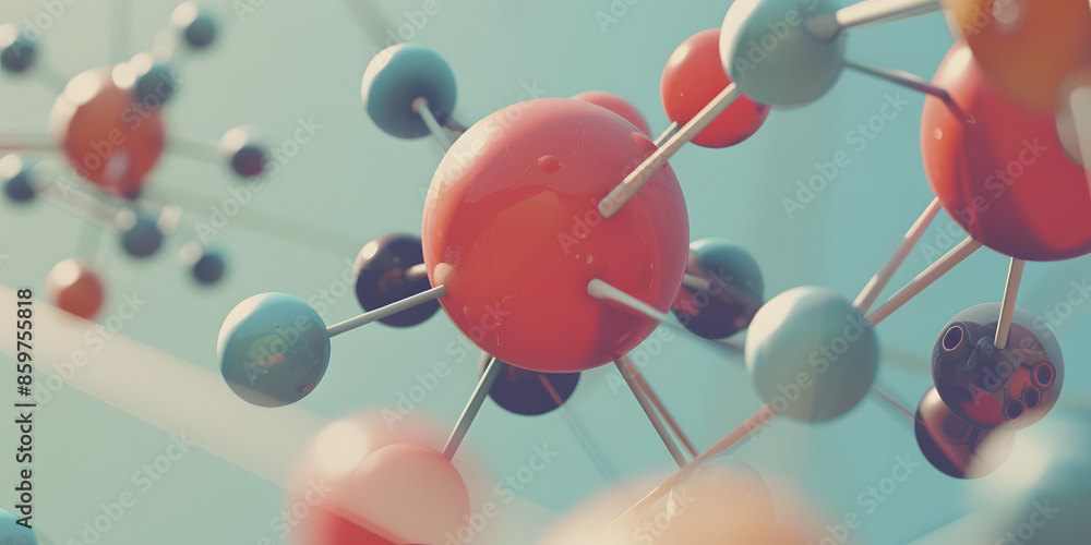 Títulos de Átomos e Moléculas Ilustrados em um Contexto Científico ...