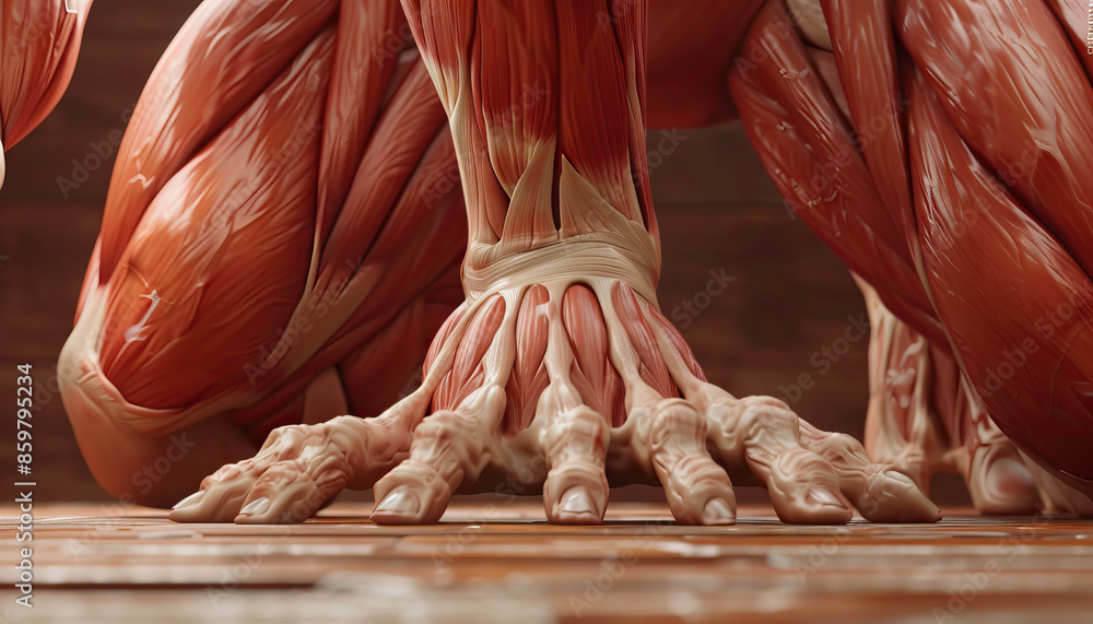 Muscles are the foundation of athleticism: Depict a strong, solid ...