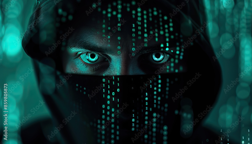 Deception is the camouflage of digital scammers: Depict a scammer ...